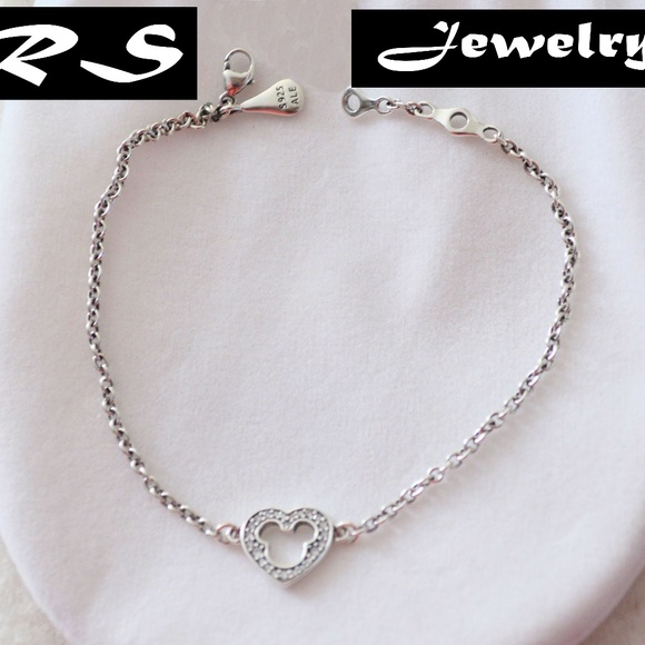 Pandora | Jewelry | 7cm 67 Inches Pandora Mickey Mouse Bracelet ...